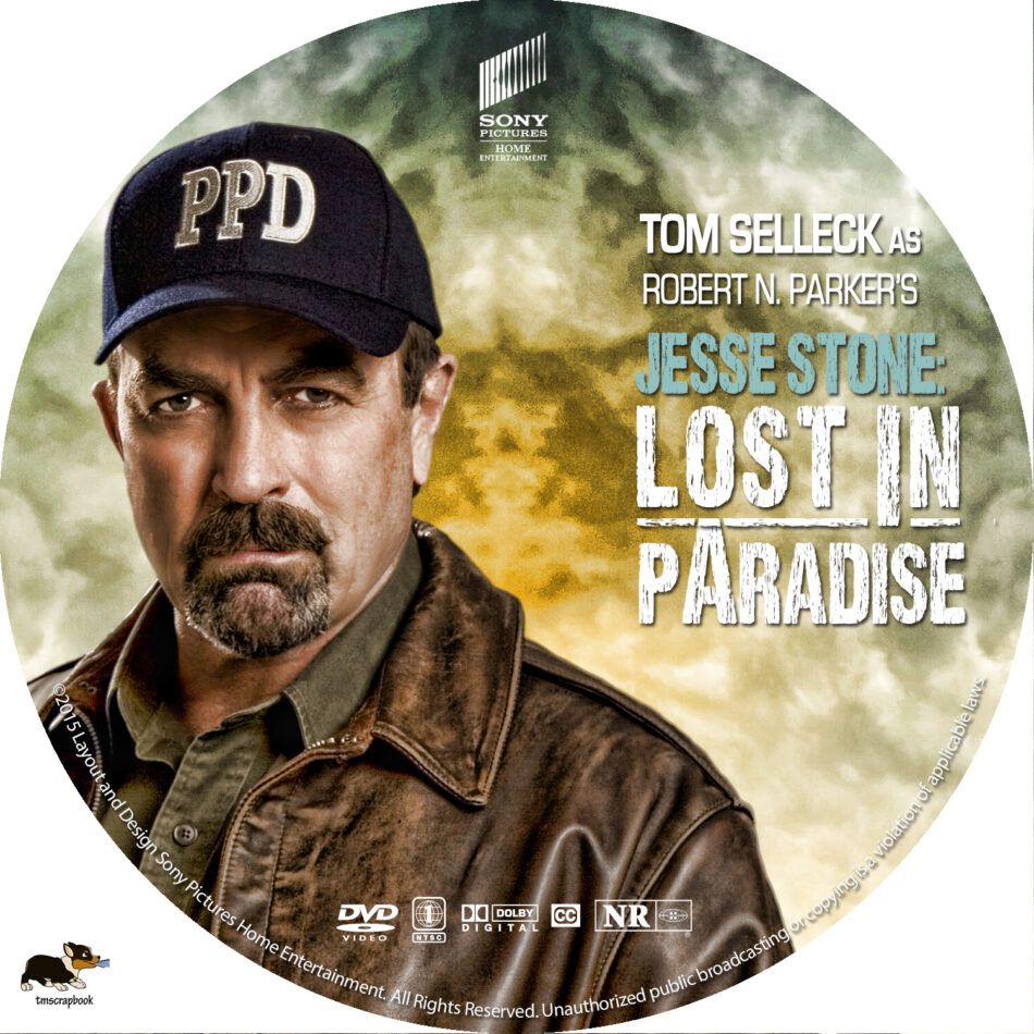 Lost in Paradise dvd label (2015) R1 Custom