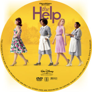 The Help dvd cover & label (2011) R1 Custom