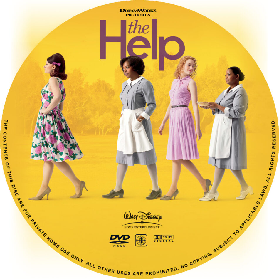 The Help dvd cover & label (2011) R1 Custom