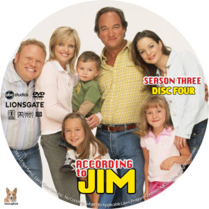 According to Jim - Season 3 dvd cover & labels (2004) R1 Custom