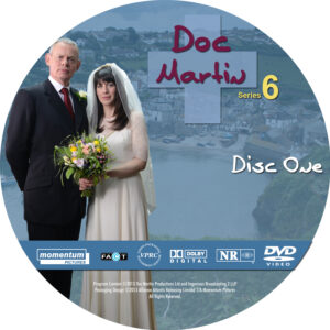 Doc Martin - Series 6 dvd cover & labels (2013) R1 Custom