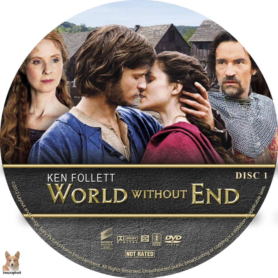 World Without End dvd cover & labels (2012) R1 Custom