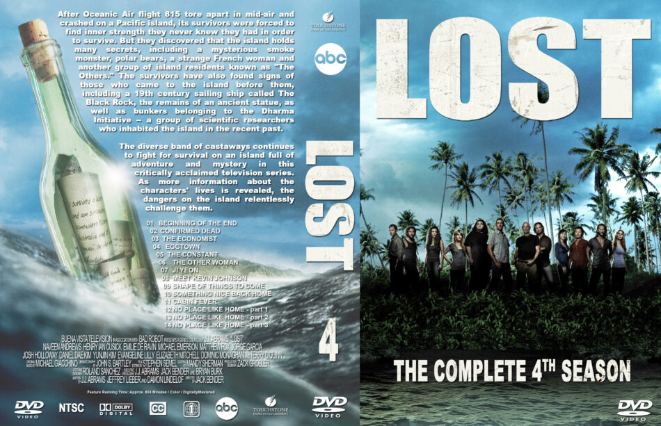 Lost - Season 4 covers & labels (2001) R1 Custom