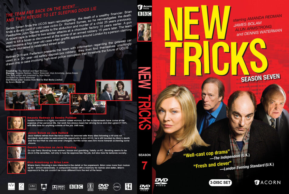 New Tricks - Season 7 dvd cover & labels (2010) R1 Custom