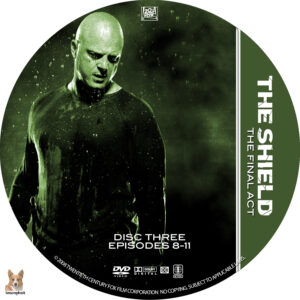 The Shield - Season 7 dvd cover & labels (2008) R1 Custom