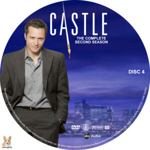 Castle - Season 2 dvd cover & labels (2009) R1 Custom