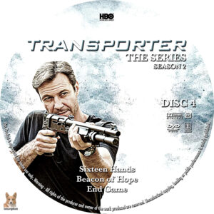 Transporter: The Series - Season 2 dvd cover & labels (2014) R1 Custom