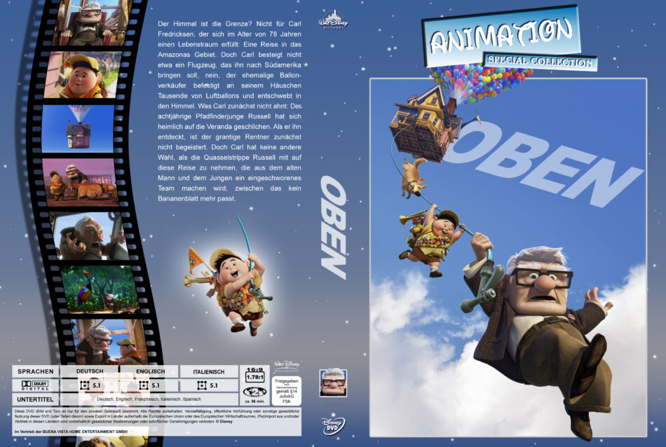 Oben dvd cover (2009) R2 German Custom