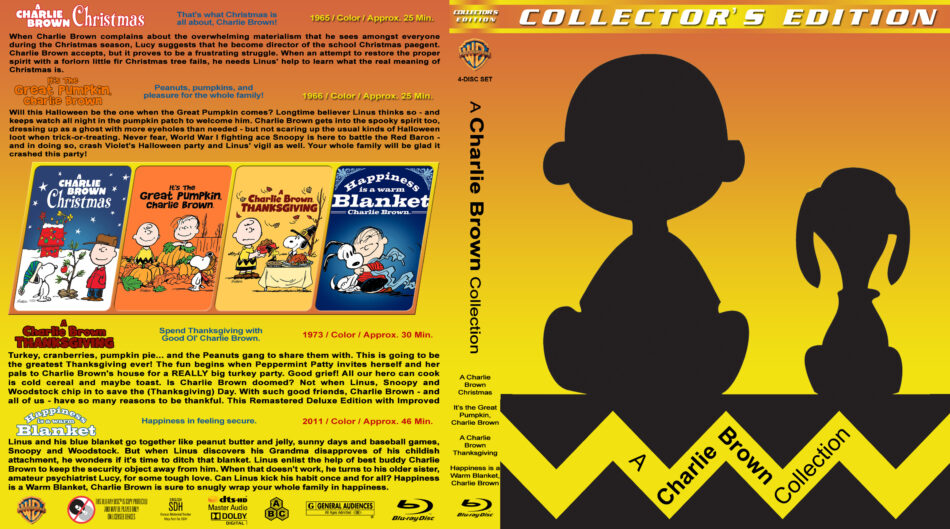 A Charlie Brown Collection blu-ray cover (1965-2011) R1 Custom