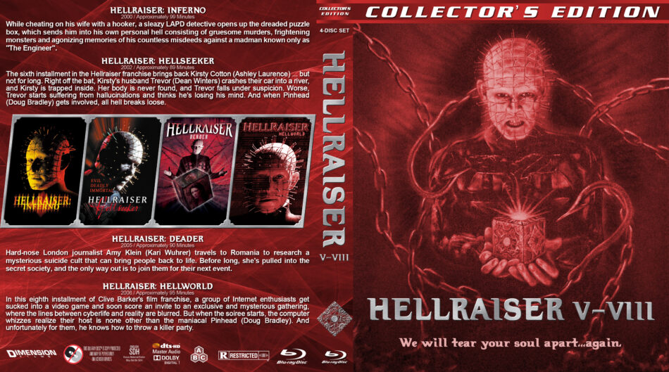 Hellraiser ( 2022) Custom R2 UK Blu Ray Cover and Label - DVDcover.Com