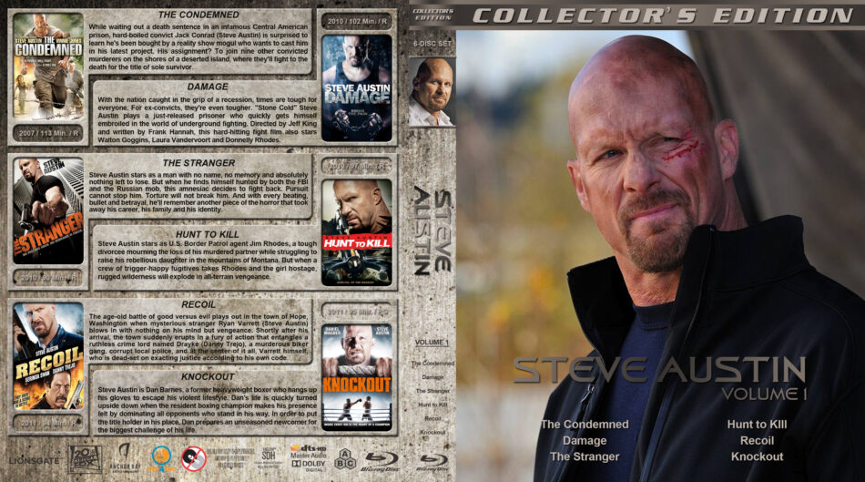Steve Austin Collection - Volume 1 (2007-2011) R1 Custom