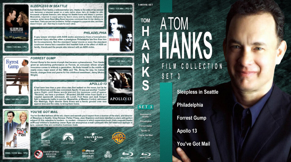A Tom Hanks Film Collection - Set 3 (1993-1998) R1 Custom