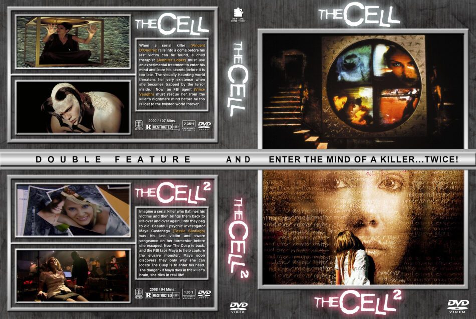 The Cell Double Feature dvd cover (2000-2008) R1 Custom