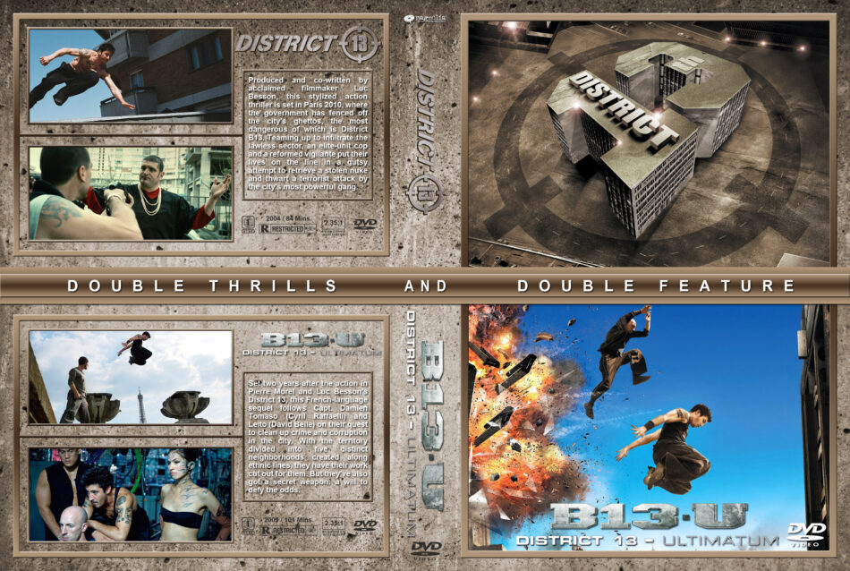 District 13 / B13: Ultimatum Double Feature (2004-2009) R1 Custom