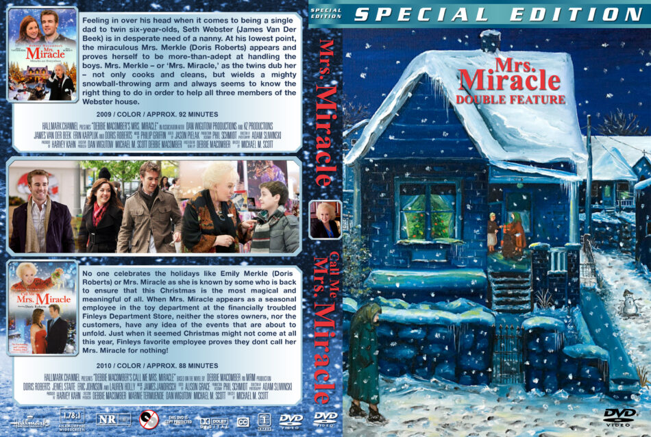 Mrs. Miracle Double Feature dvd cover (2009-2010) R1 Custom