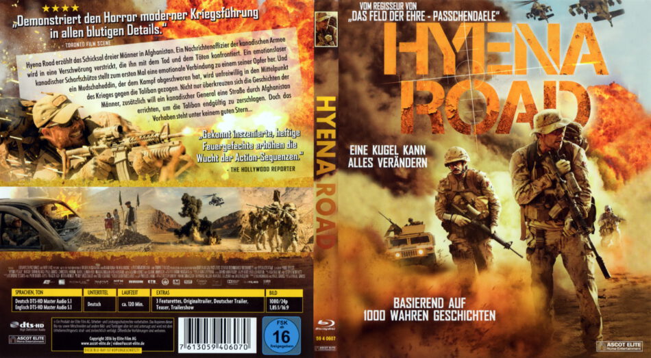 Hyena Road blu-ray cover & label (2015) R2 German