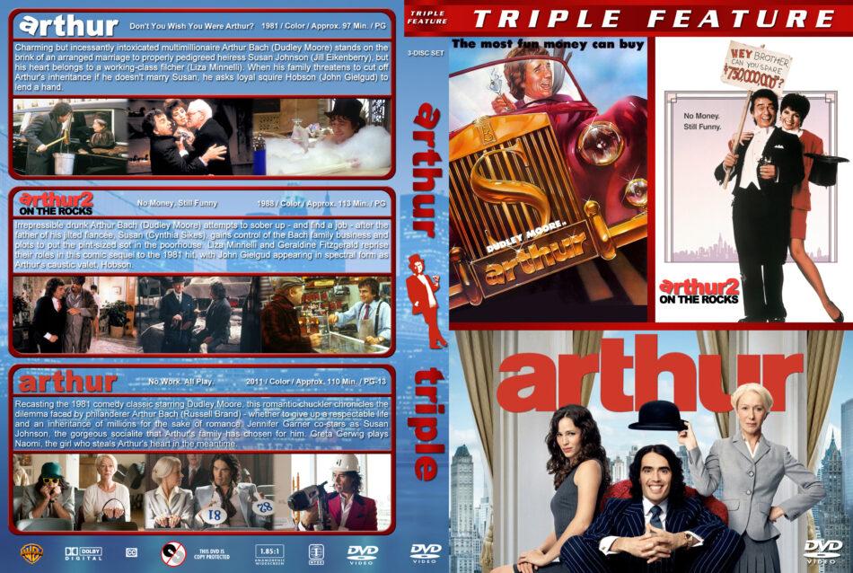 Arthur / Arthur 2: On the Rocks Double Feature (1984-1988) R1 Custom
