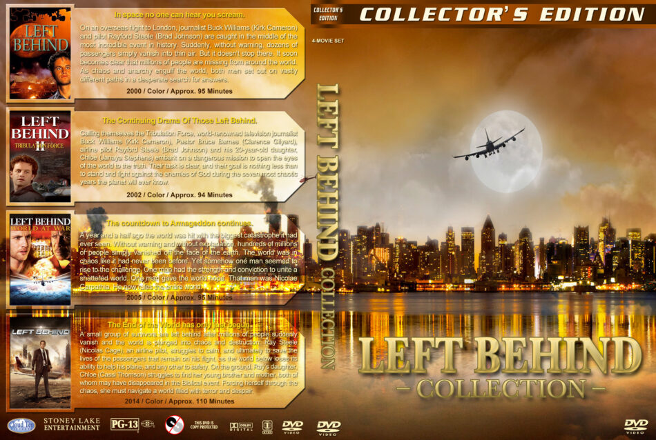 Left Behind Collection (4) dvd cover (2000-2014) R1 Custom