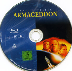 Armageddon blu-ray cover & label (2010) R2 German