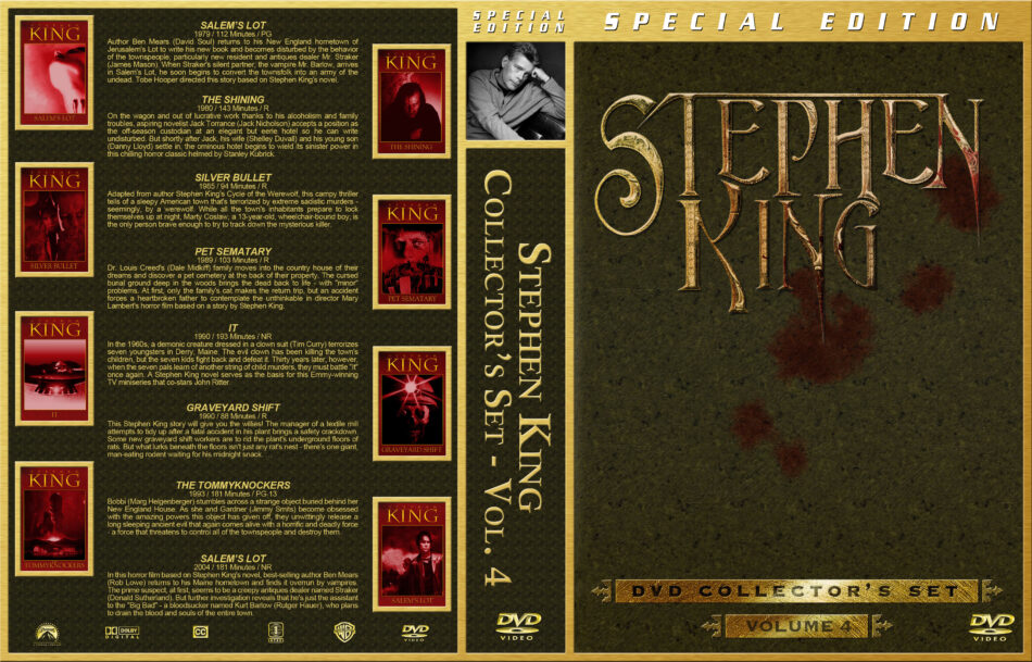 Stephen King Collector's Set - Volume 4 (1979-2004) R1 Custom