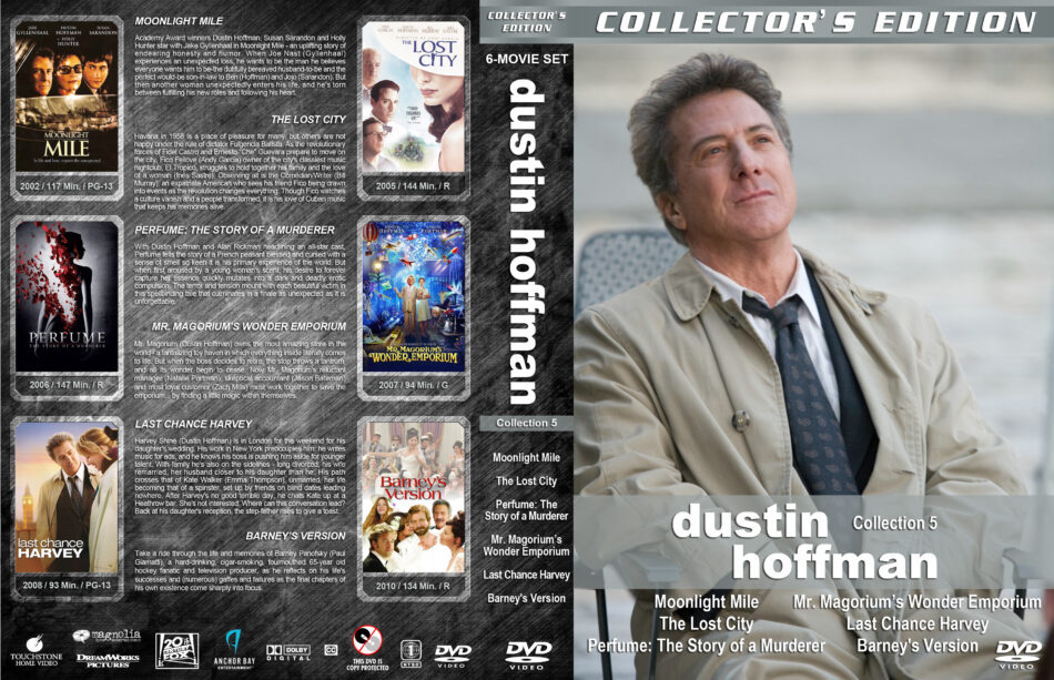 Dustin Hoffman - Collection 5 dvd covers (2002-2010) R1 Custom