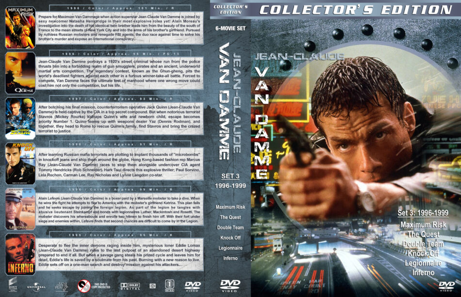 Jean-Claude Van Damme Collection - Set 3 (1996-1999) R1 Custom