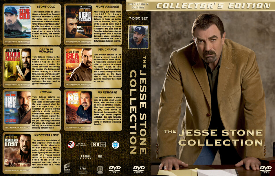 The Jesse Stone Collection (7) dvd cover (2005-2011) R1 Custom