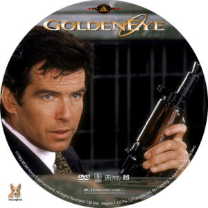 Goldeneye dvd labels (1995) R1 Custom