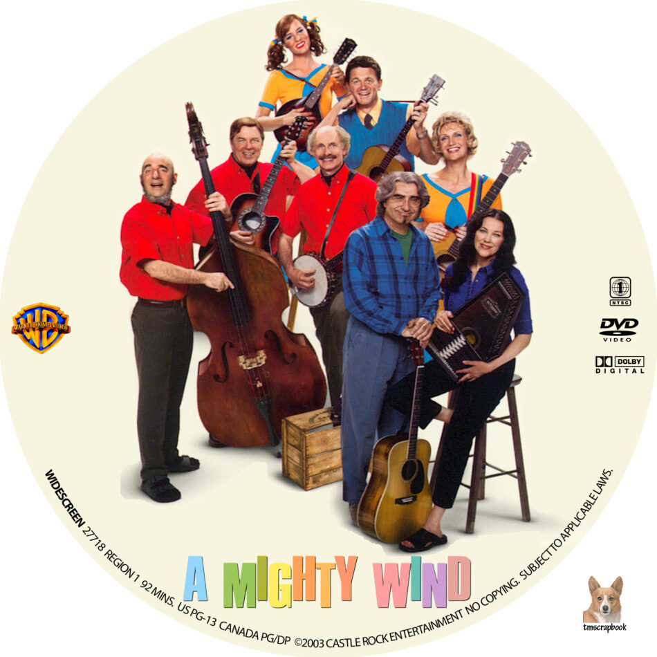 A Mighty Wind dvd label (2003) R1 Custom