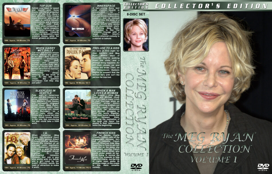 The Meg Ryan Collection - Volume 1 dvd cover (1986-1995) R1 Custom