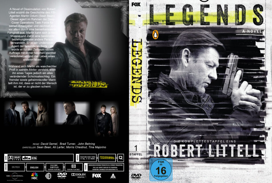 Legends: Staffel 1 dvd cover & labels (2014) R2 German Custom