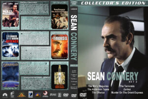Sean Connery Collection - Set 2 dvd covers (1969-1974) R1 Custom