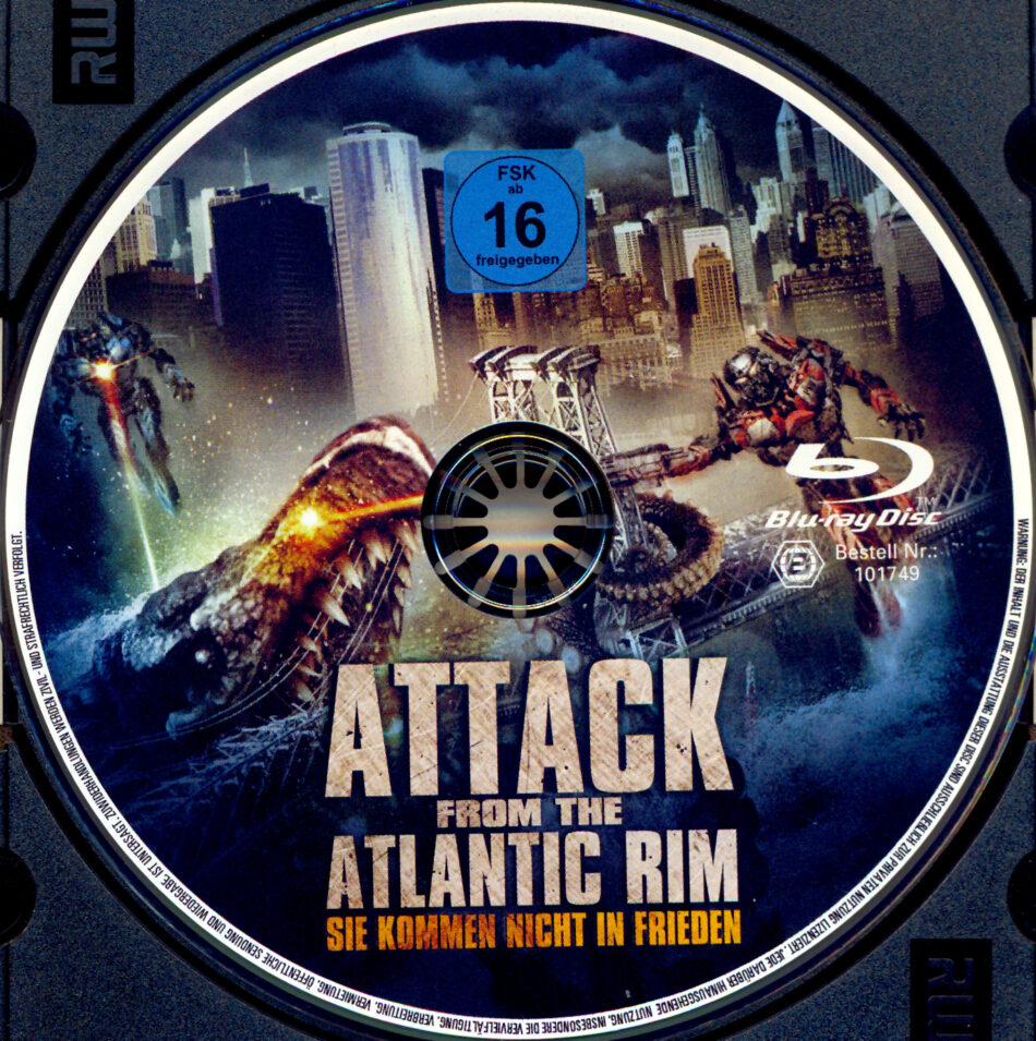 Attack from the Atlantic Rim blu-ray label (2013) R2 German