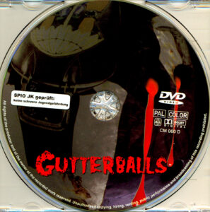 Gutterballs dvd labels (2008) R2 German
