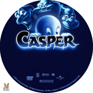 Casper dvd labels (1995) R1 Custom