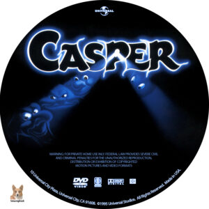 Casper dvd labels (1995) R1 Custom