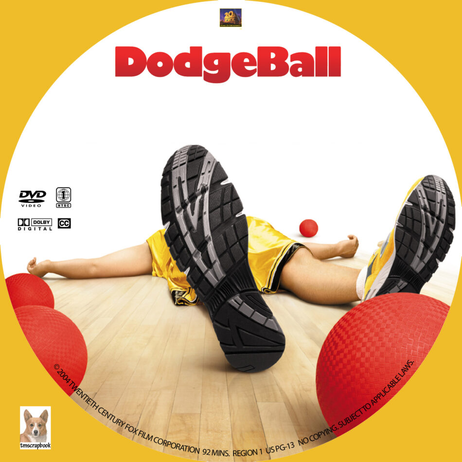 Dodgeball dvd labels (2004) R1 Custom