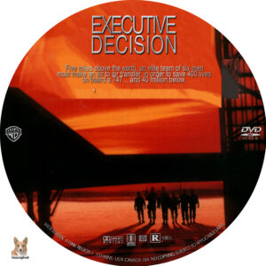 Executive Decision dvd labels (1996) R1 Custom
