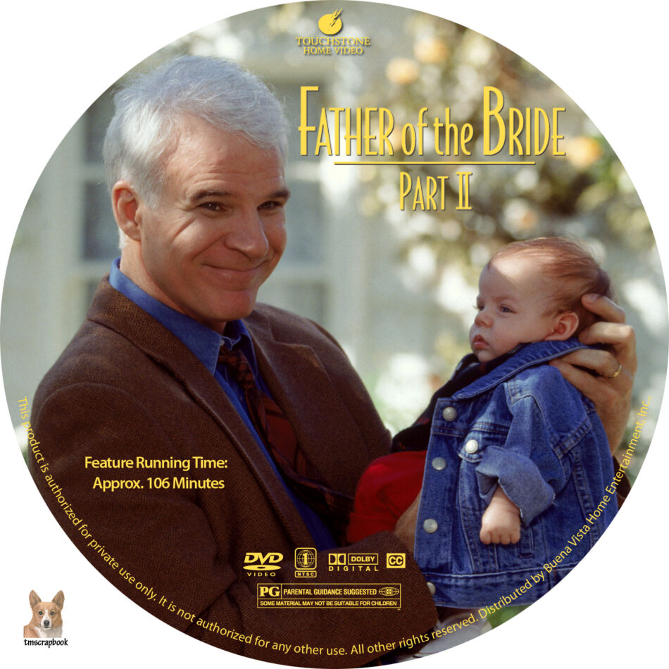 Father of the Bride, Part II dvd labels (1995) R1 Custom