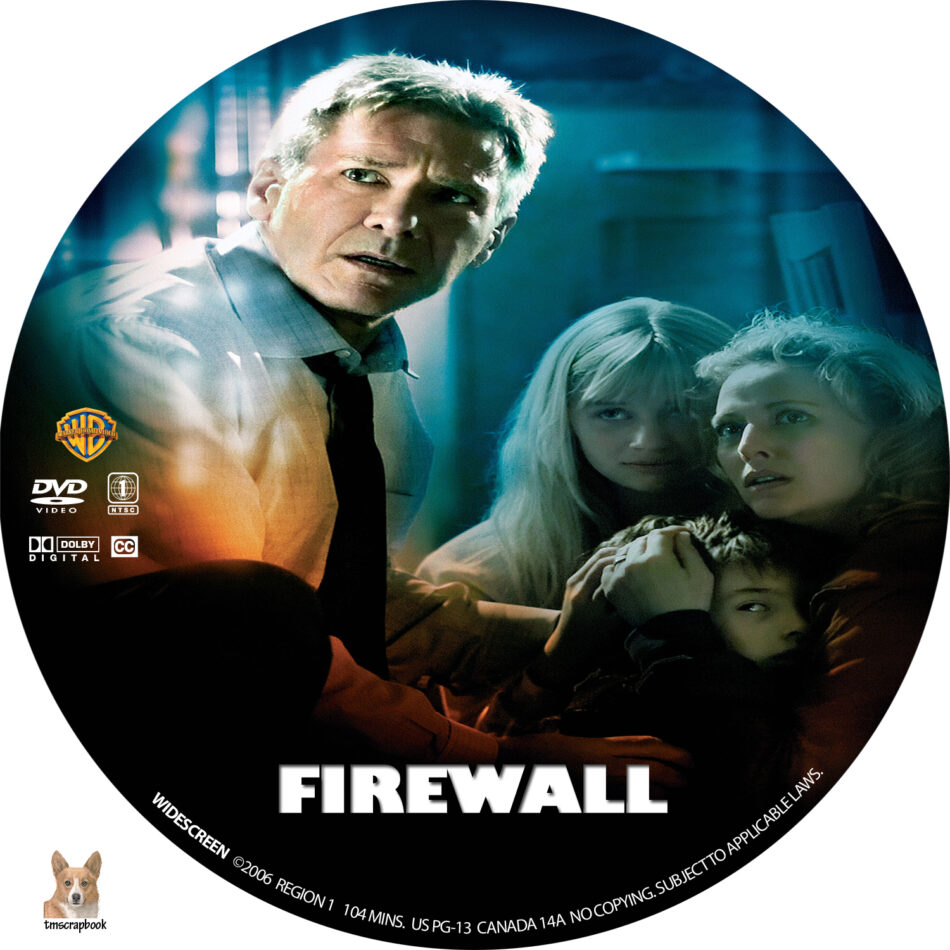 Firewall dvd label (2006) R1 Custom
