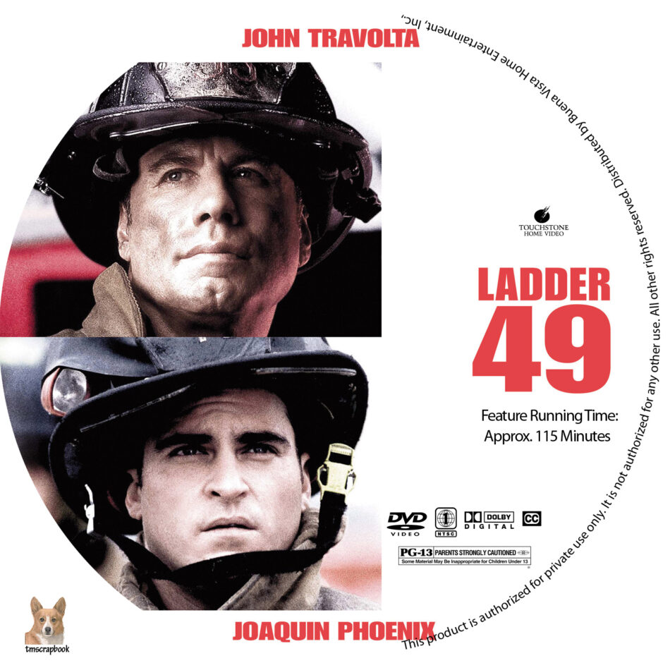 Ladder 49 dvd labels (2004) R1 Custom