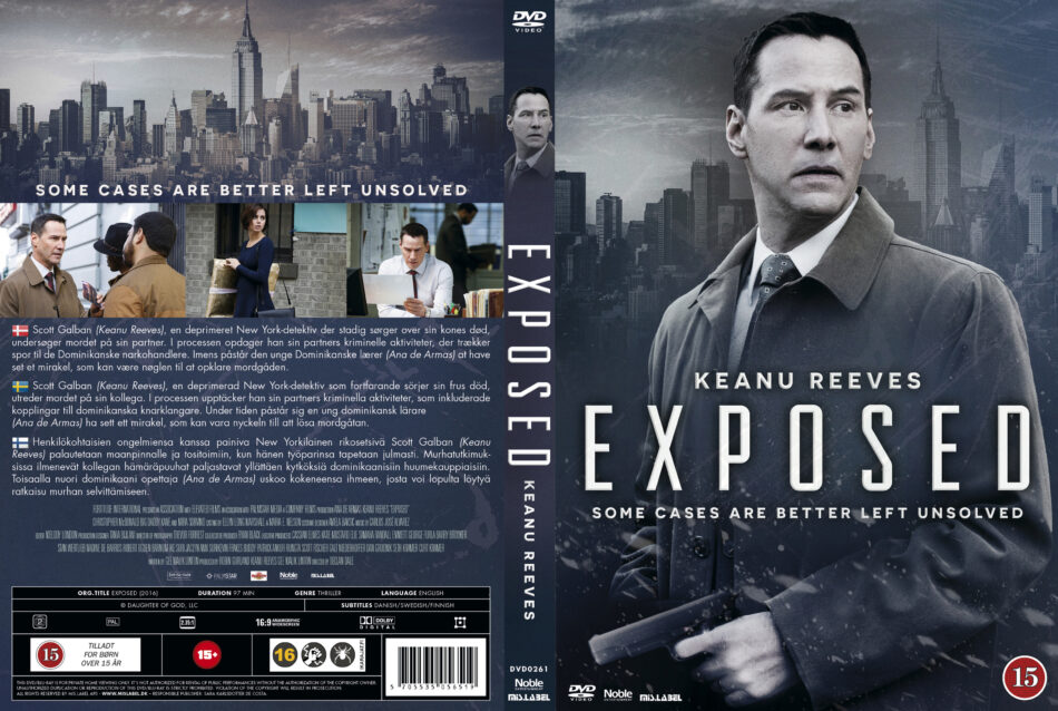 Exposed dvd cover (2016) R2 Nordic