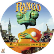 Rango (2011) WS R1 - Cartoon DVD - CD Label, DVD Cover, Front Cover