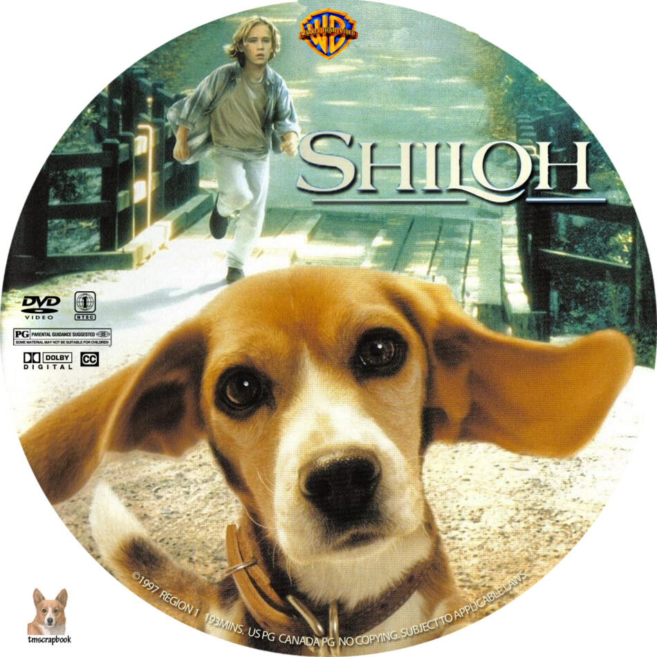 Shiloh dvd label (1997) R1 Custom