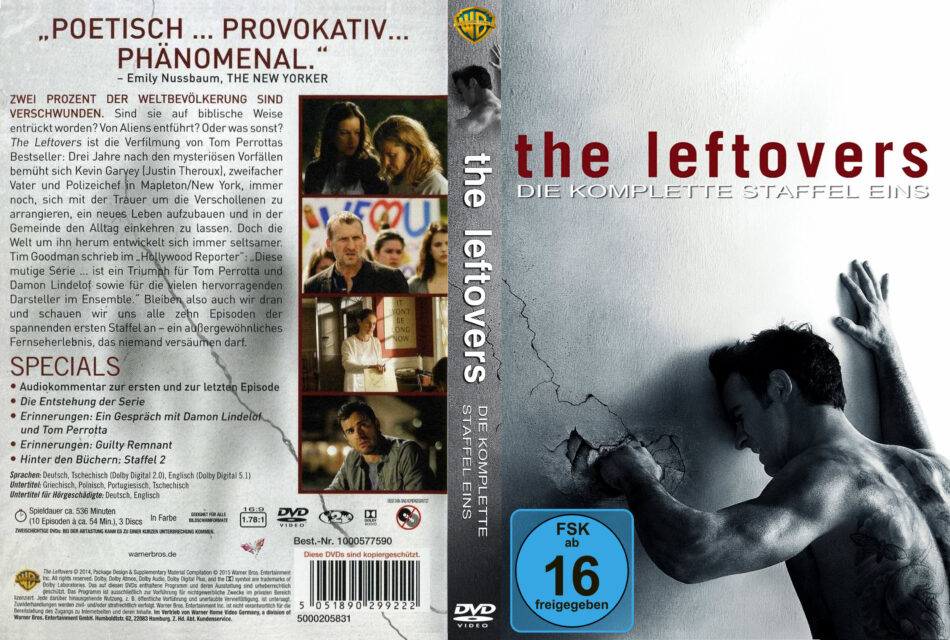 The Leftlovers Staffel 1 dvd cover & labels (2015) R2 German Custom