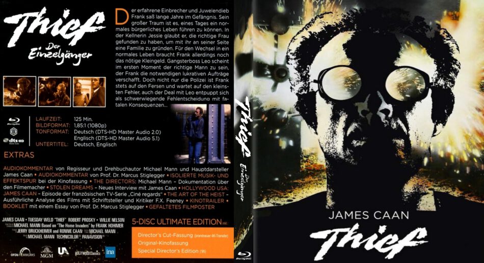 Thief blu-ray cover (1981) R2 German