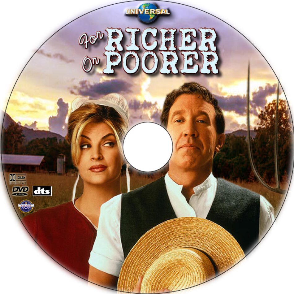 For Richer or Poorer dvd label (1997) R1 Custom