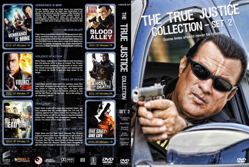 The True Justice Collection - Set 2 dvd cover (2012) R1 Custom