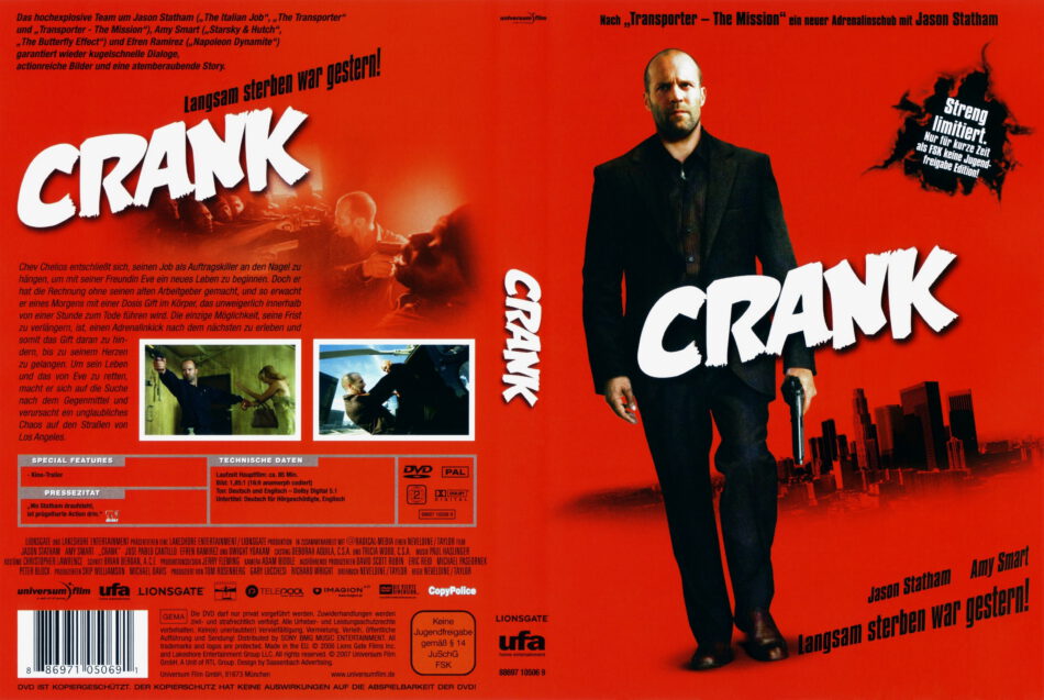 Crank (2007) R2 DE DVD Covers - DVDcover.Com