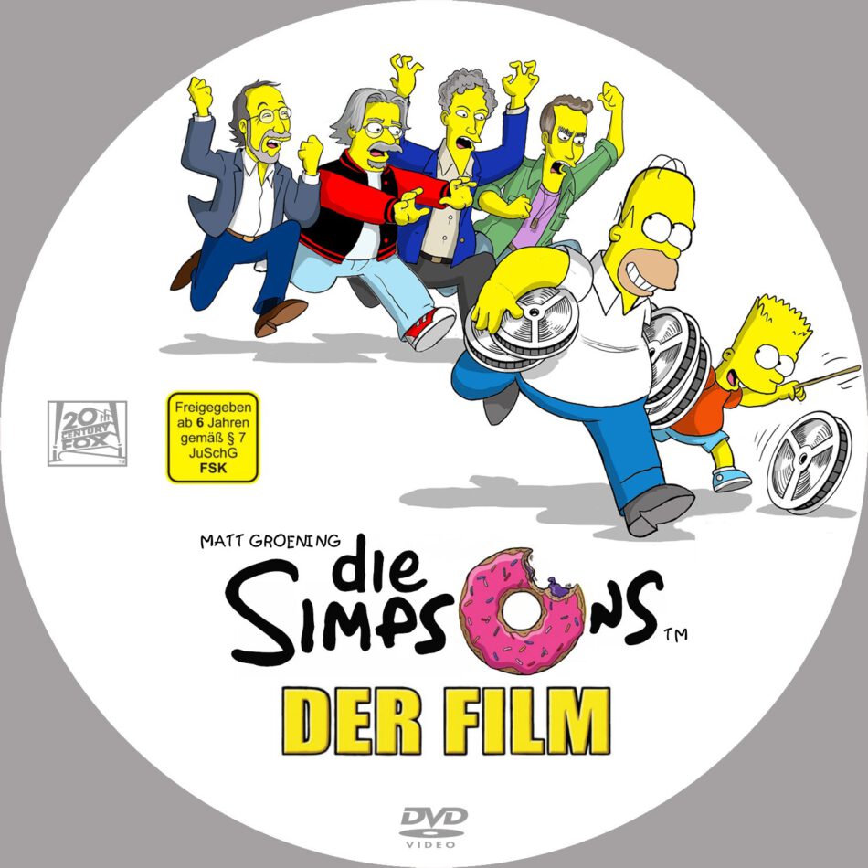 The Simpsons Movie dvd cover (2007) R1